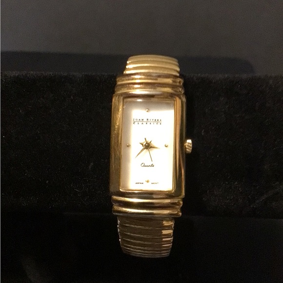 Joan Rivers | Accessories | Joan Rivers Classic Gold Tone Stretch Watch ...